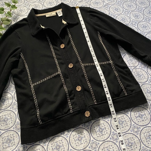 Onque Casuals | Jackets & Coats | Vintage Onque Casuals Cotton Jersey ...